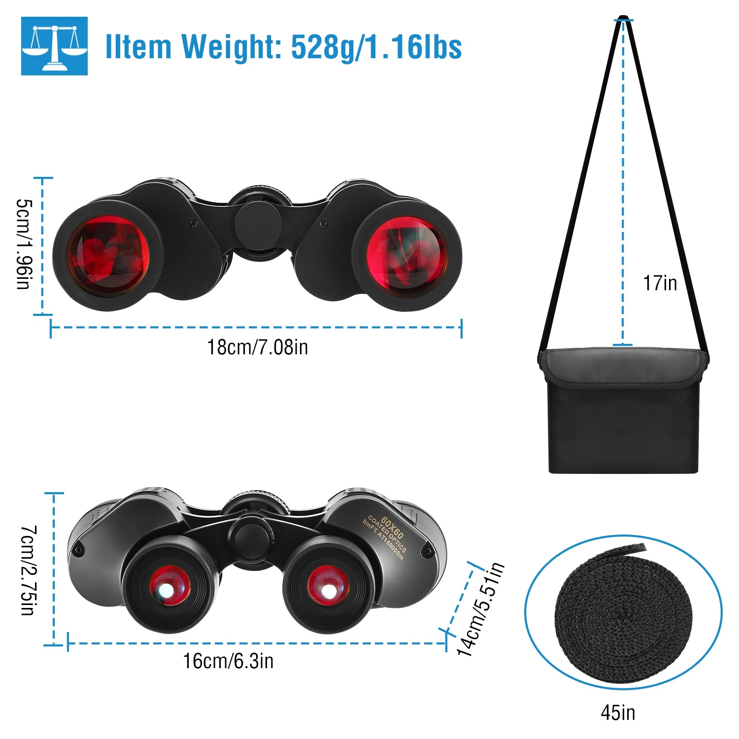 Portable HD Binoculars With FMC Lens – All Elite Picks